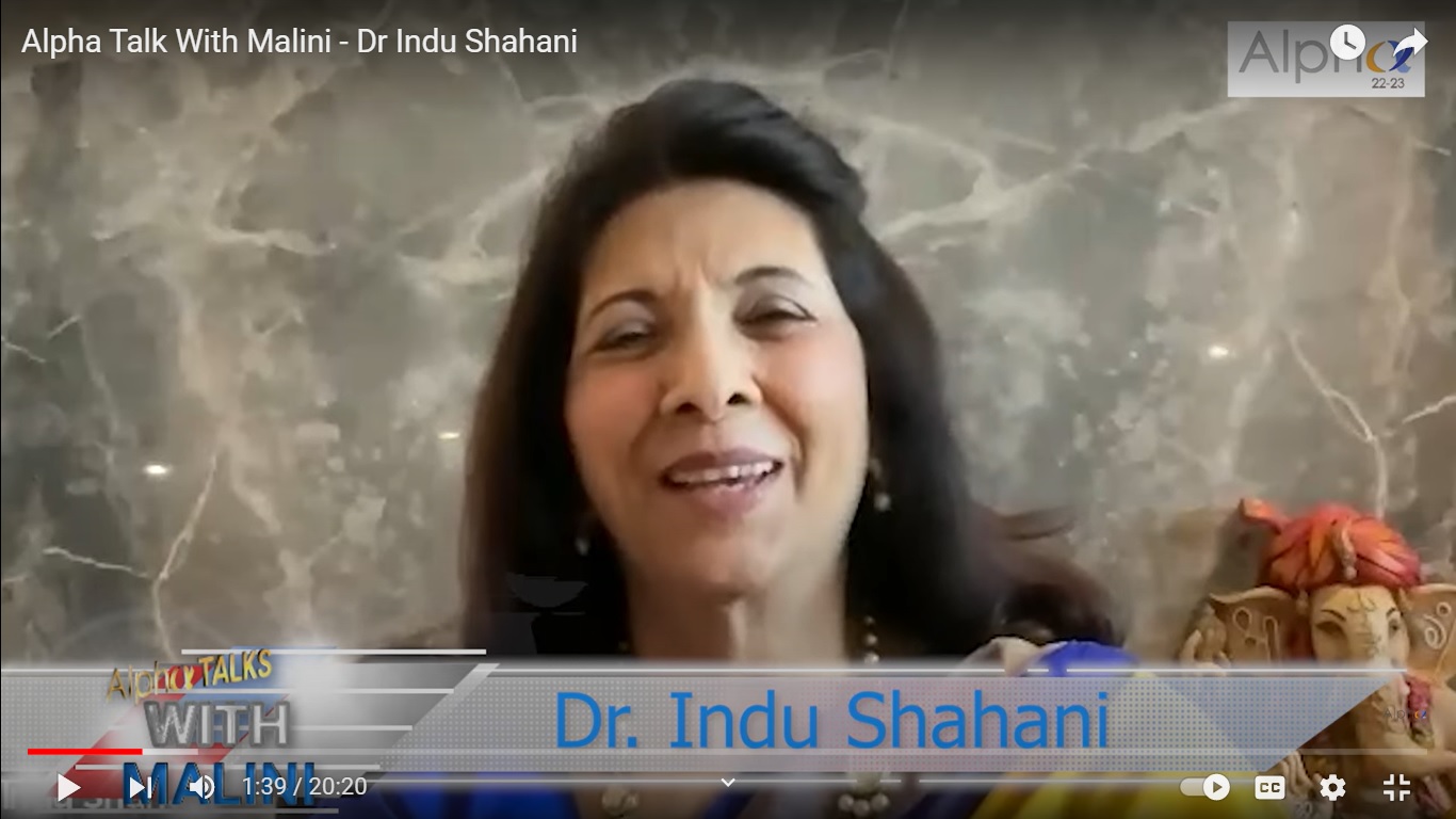 Alpha talks with Malini: Interview of Dr. Indu Shahani – ATLAS ...