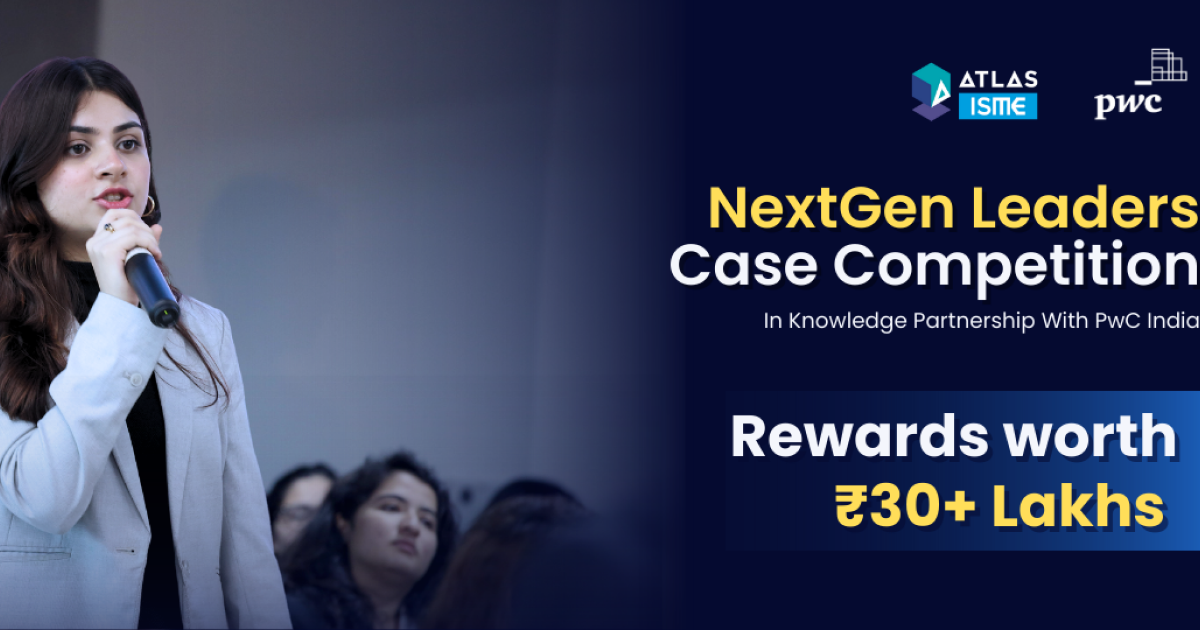 NextGen Leaders Case Competition - ATLAS ISME & PwC India